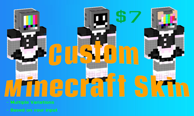 Create a custom minecraft skin for you by Amrit9903 | Fiverr