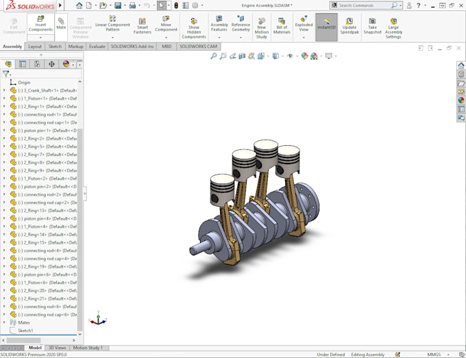 Solidworks 3d modeling and design for manufacturing by Sangeethpa | Fiverr