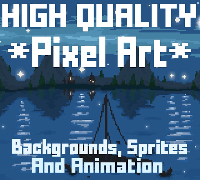 Create pixel art backgrounds, sprites and animated sprites by Trevor ...
