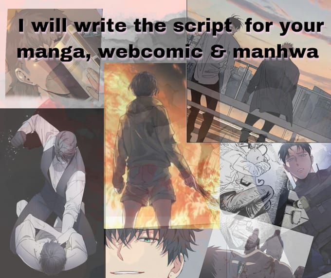 Write a script for your manga or webcomic by Yuukiharu | Fiverr