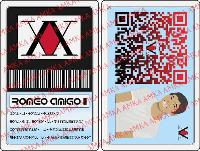 Design a cool business card, qr code by Anesxx24 | Fiverr