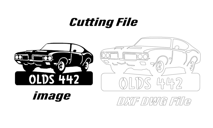 Convert image to laser, plasma or cnc cutting dxf, dwg file by ...