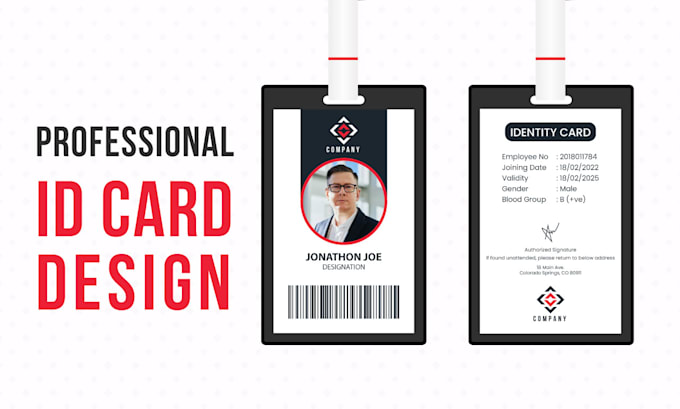 Do modern and professional official identity card