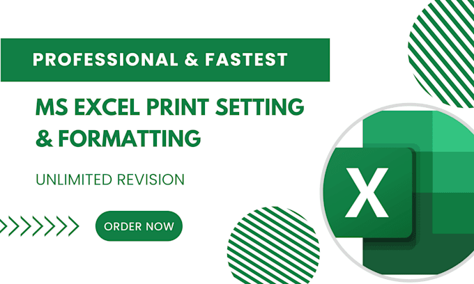 Be Your Excel Print Setting And Formatting Expert By Sajidq Fiverr
