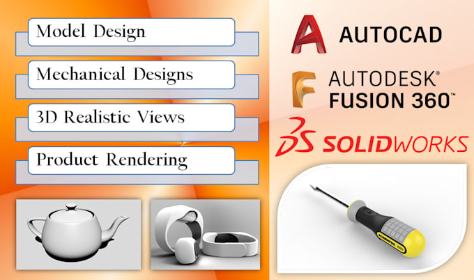 Do 3d modeling, product design, injection molding, cad cam in solidworks by Razarafiq_00 | Fiverr