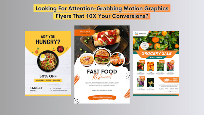 Design an awesome motion flyer by Abhi_144 | Fiverr