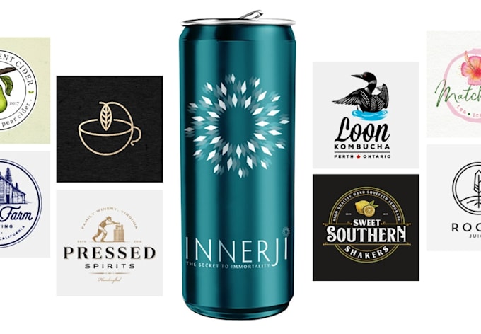 Design modern awesome beverages logo by Xander_graham | Fiverr