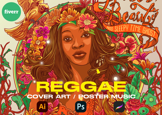 Draw cover reggae album and poster illustration by Speedwhore | Fiverr