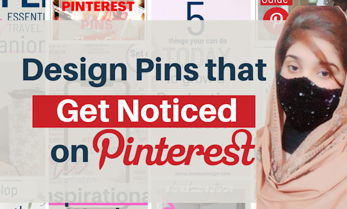 Design professional business pinterest pins by Noor_mughal3 | Fiverr