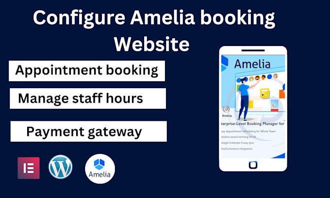 Configure an amelia appointment pro booking setup website by Roshanecommerce | Fiverr