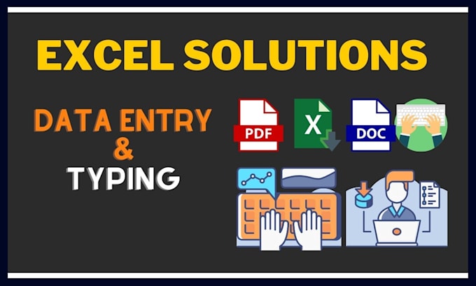 Provide excel solutions, do manual typing and data entry by Mfaizyab91 ...