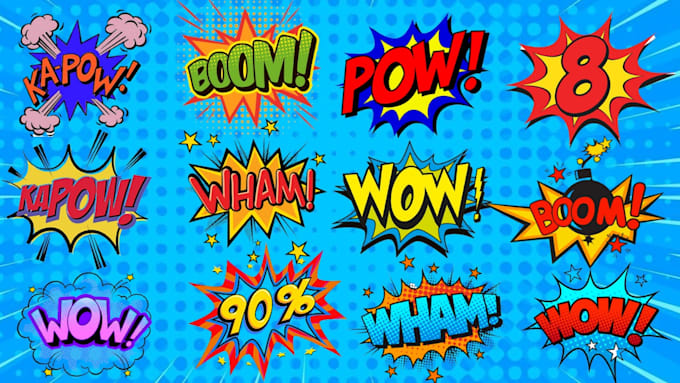 Design comic text, pop art, 90s,80s,vintage or retro logo in 24 hrs by ...