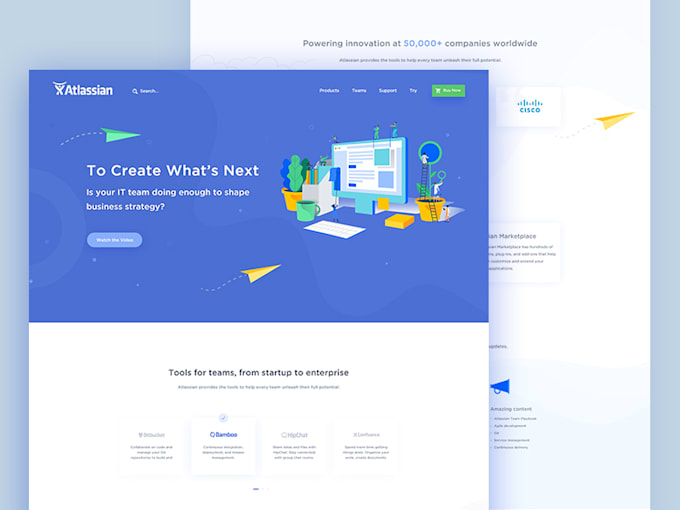 Design a clean landing page by Poonikam23 | Fiverr