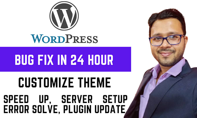 Fix Wordpress Issues Errors Or Problems Of Theme And Plugin By