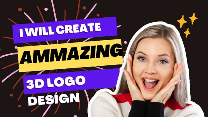 Create 3d logo for your business by Muaeendesigner | Fiverr