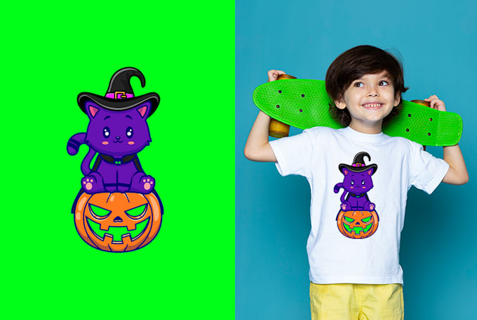 Create beautiful and cute cartoon t shirt designs for kids by ...