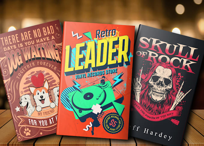 Design professional vintage, comic style book cover, ebook by Rock_0407 ...