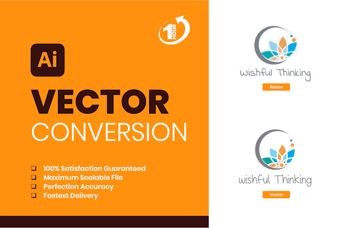 Do vector conversion, raster to vector, and redraw services quickly by ...