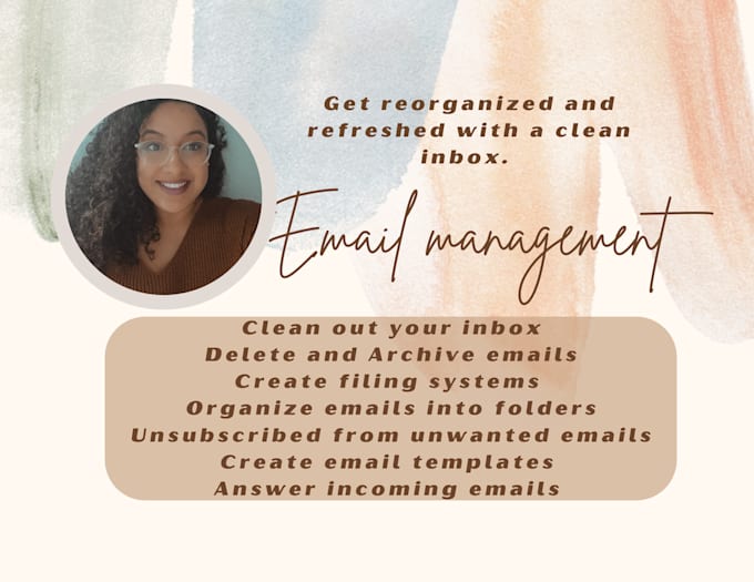 Manage and organize your email inbox by Jazmarie11 | Fiverr