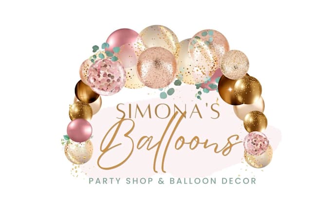 Design party decor logo by Adora_art | Fiverr