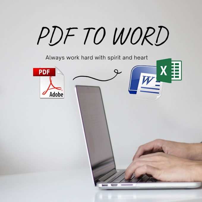 Accurately fast convert pdf to word or excel and vice versa by Rosal67 ...