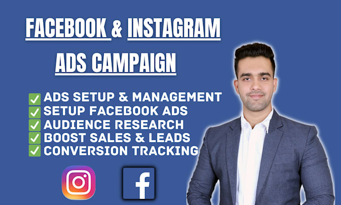 Setup and manage facebook and ads campaign, fb marketing by ...