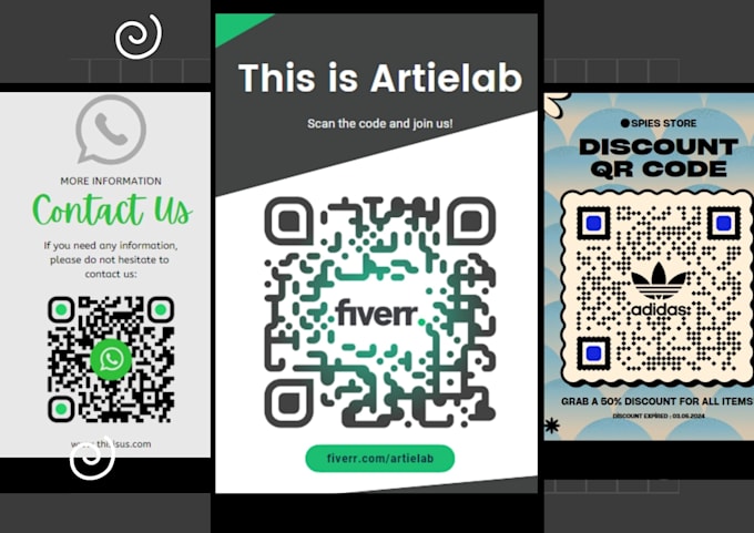 Do profesional qr code design with logo for your business by Artielab ...
