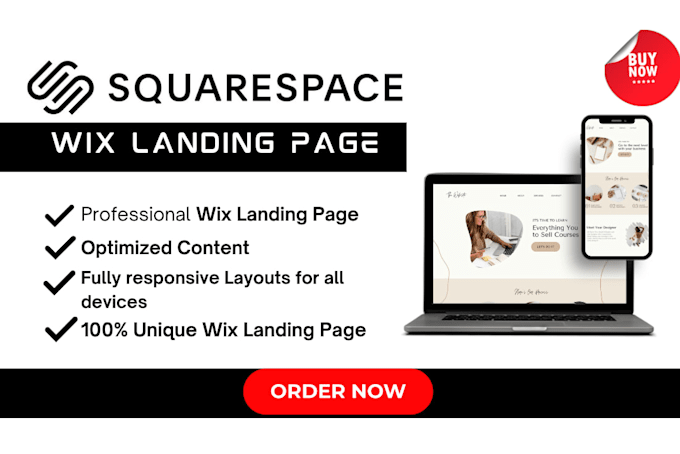 Create custom squarespace landing page that converts by Ramzan_ahmed011 | Fiverr