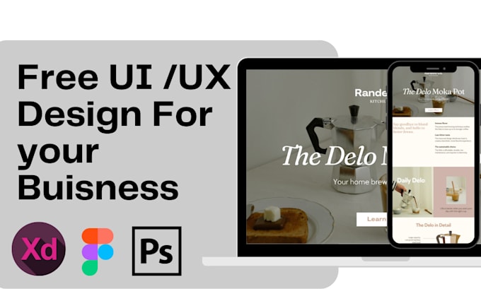 Design ui ux business website template by Zotech374 | Fiverr