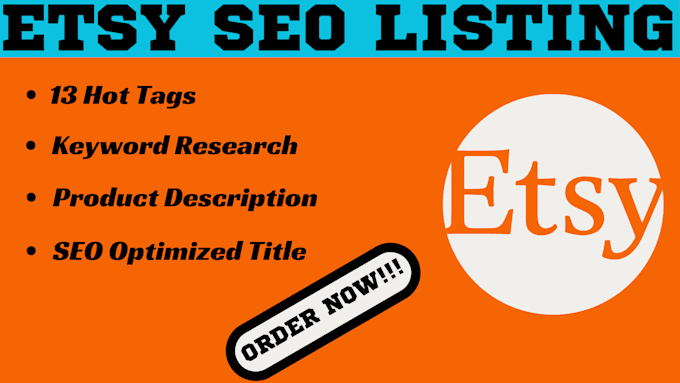 Setup your etsy shop including seo, product listing, product titles and tags by Ishaq_promotion ...