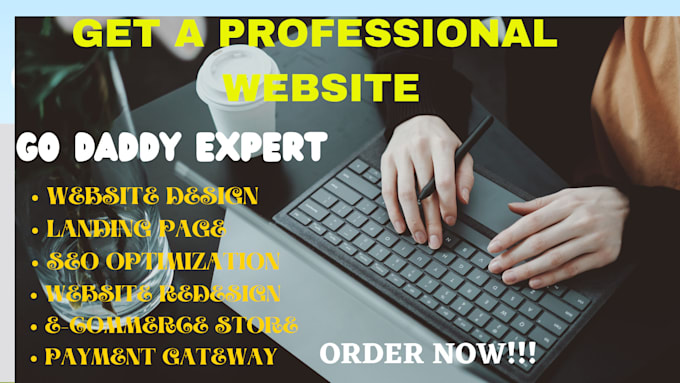 Create outstanding go daddy, redesign your wix, and ionos by Laura_jame ...