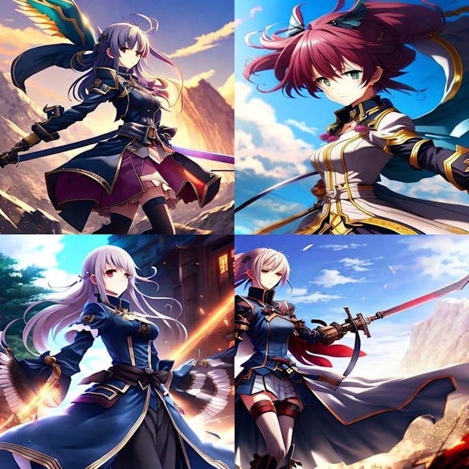 Make ai generated anime style art by Dreamaiart | Fiverr