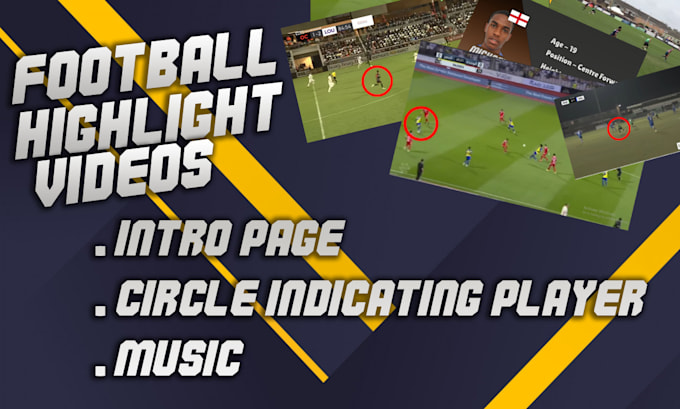 Edit your football,soccer highlight video designed for recruitment by ...