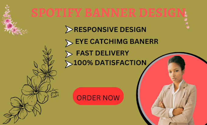 Design attractive spotify, linkedin header or banner by Dora_walliam ...