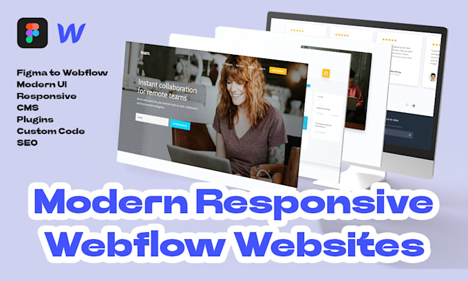 Do figma to webflow conversion or webflow landing page design by Gamesofdesigns | Fiverr