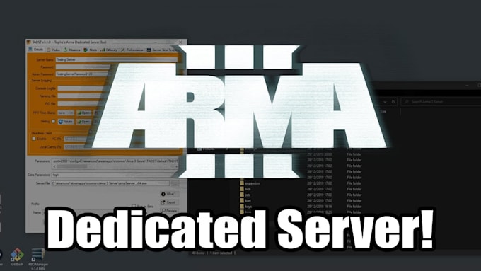 Manage a dedicated server configuration in arma 3 by Antconn | Fiverr