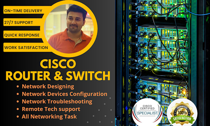 Configure cisco router and switch, network optimization by Farhan_anwar344 | Fiverr