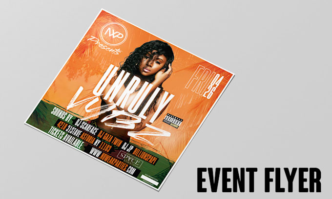Create an eye catching flyer for your event by Chrisabelard | Fiverr