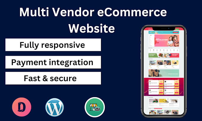 Create woocommerce multi vendor ecommerce marketplace website with dokan wcfm by Roshanecommerce ...