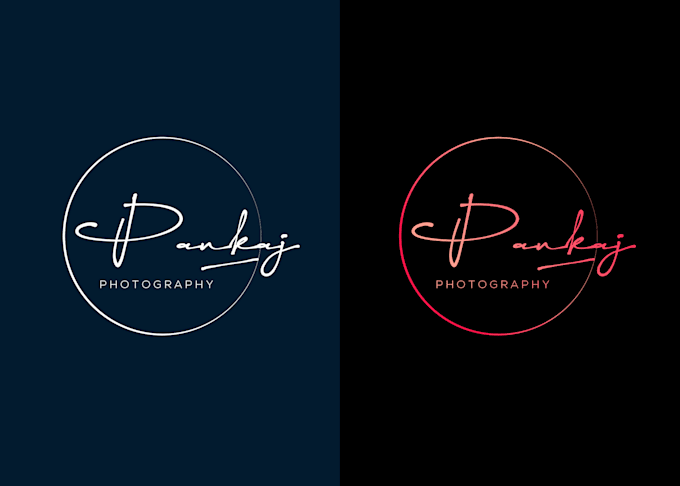 Design photography signature logo watermark by Marino_exp | Fiverr