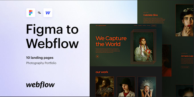 Convert figma designs to webflow website by Denispetrov357 | Fiverr