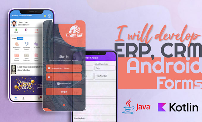 Develop android forms, erp, crm by Sumedhsuhrid | Fiverr