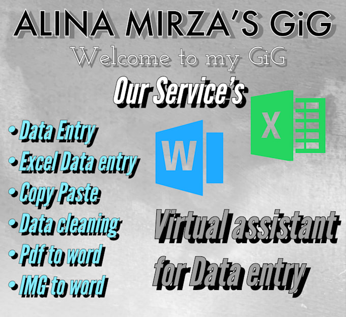 Do Excel Data Entry Copy Paste Web Scraping And Research By Mirzabaig797 Fiverr
