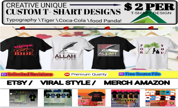 Do custom viral t shart design for your print on demand by ...