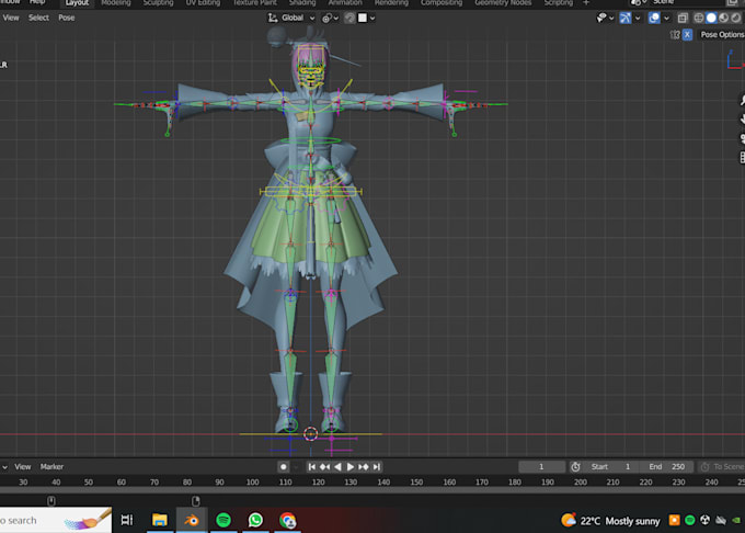 Do rig your character in blender, unity, mixamo ,unreal 4 5 by Mohsinmodel | Fiverr