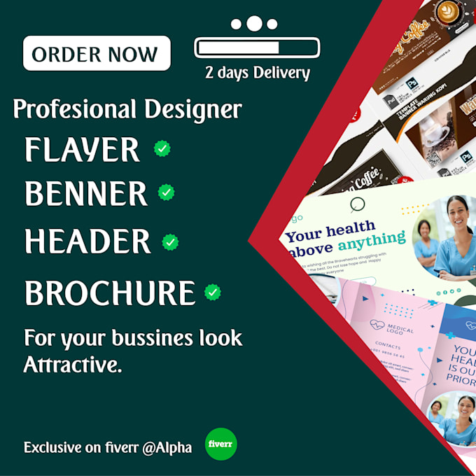 Design a professional website banner or header for your advertism by ...