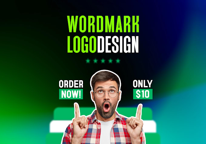 Design initial lettering typography monogram wordmark playful business ...