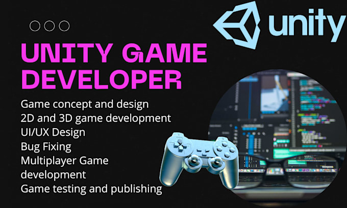 Create 2d and 3d games in unity by Najwazainab | Fiverr