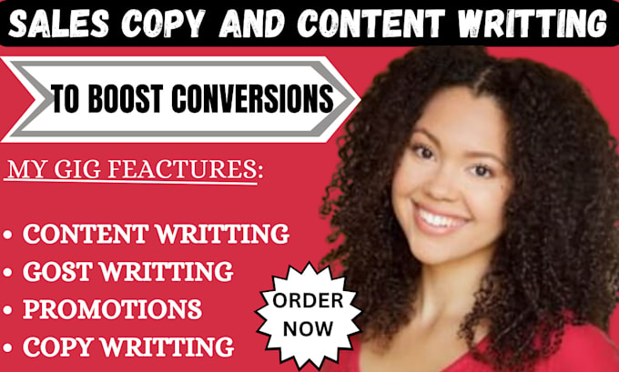 Sales copy, content writing to boost your conversion by Marryhenry | Fiverr
