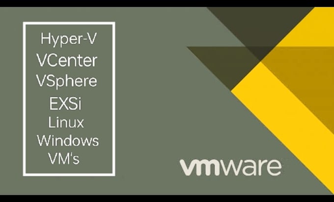 Install and configure vmware esxi and hyper v infrastructure by Adeel_gulzar | Fiverr